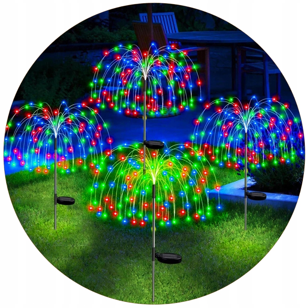 DMUCHAWIEC LED DRZEWKO SOLARNE LAMPA OGRODOWA 2SZT - 14200458350 - oficjalne archiwum Allegro