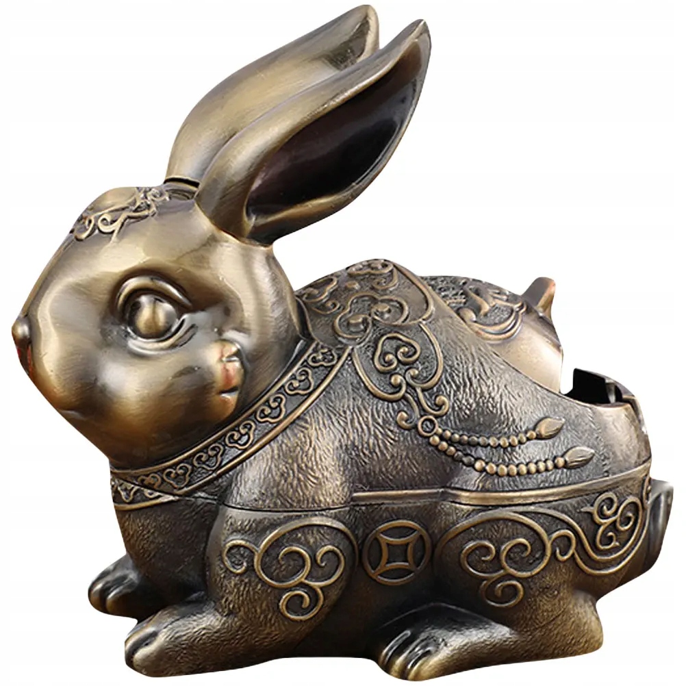 RABBIT ASHTRAY DESK TOPPER VINTAGE METAL - 13550804538 - oficjalne ...