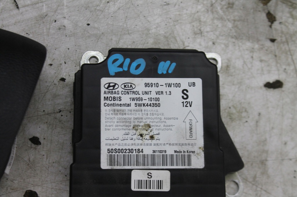 MODUŁ SENSOR AIRBAG 95910-1W100 KIA RIO III 11-14 - 15048594448 ...