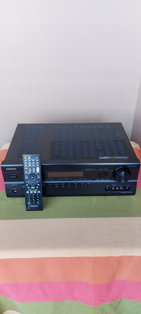 Amplituner ONKYO TX-SR508 pilot !!! - 14383613038 - oficjalne archiwum Allegro