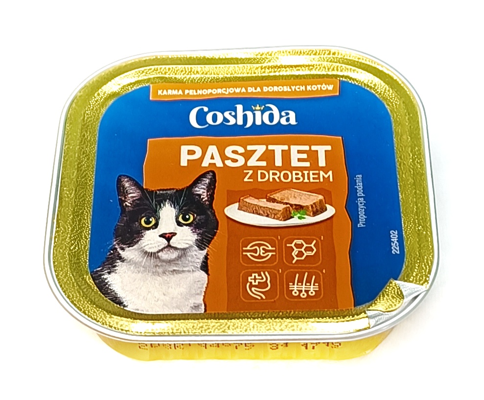Pasztet dla Kota Coshida z Drobiem 100 g - 14359037234 - oficjalne ...