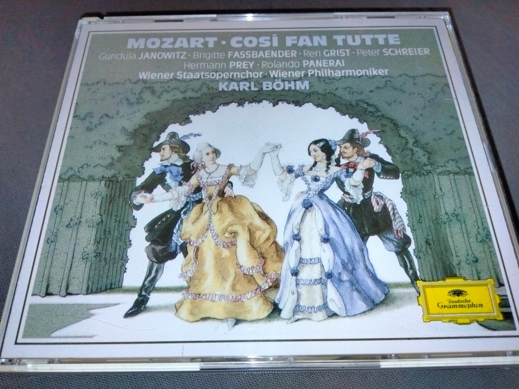 Mozart Cosi Fan Tutte Karl Bohm - 2 cd box - 12721564240 - oficjalne archiwum Allegro