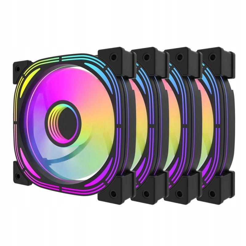 INF24 Pro 4fans 120mm Rgb PC Case Fan Infinity 3pin 5V Sync Argb 4pin P ...