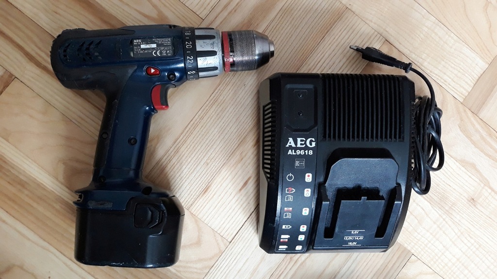 Wiertarko wkrętarka AEG BS 12 X-R AL9618 AL30-SD - 9066120323 ...