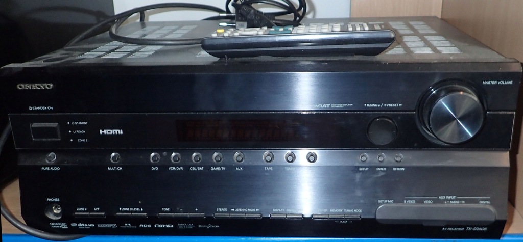 Amplituner Onkyo TX-SR605 HDMI Pilot 7.1 7x90W - 11188100187 - oficjalne archiwum Allegro