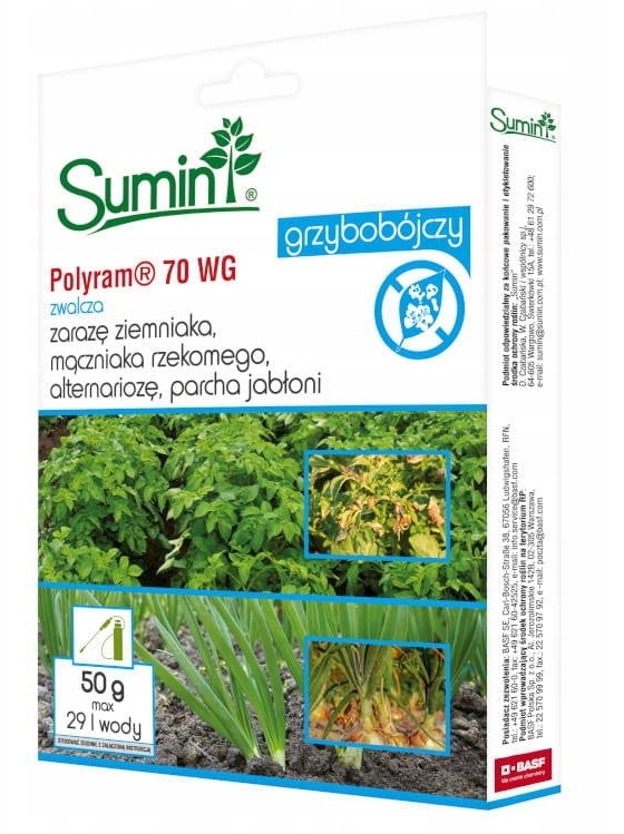 Sumin Polyram 70WG 50g grzybobójczy zwalcza zarazę - 13415624633 ...