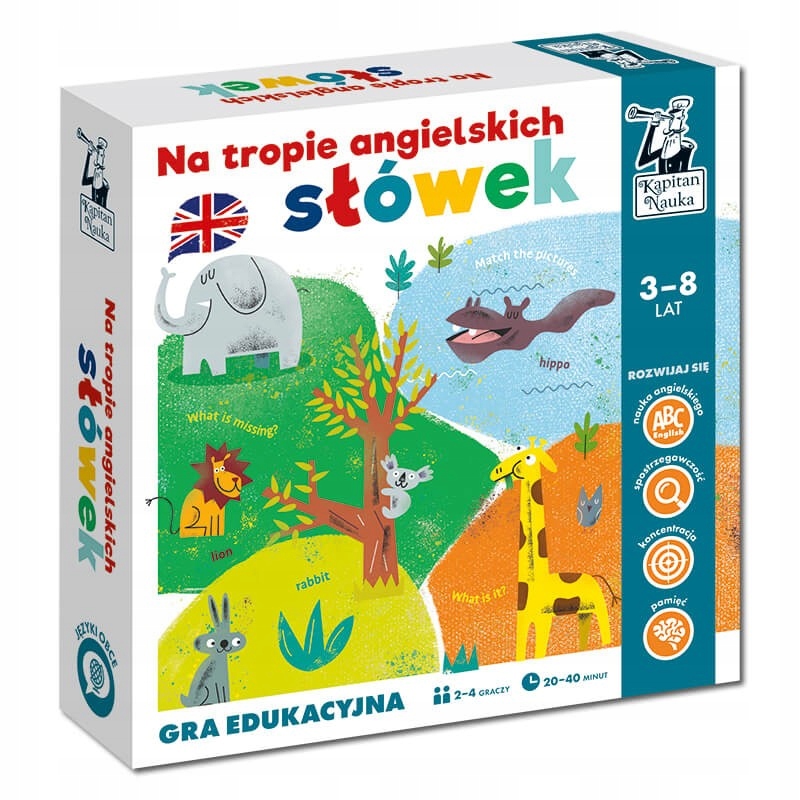 Gra edukacyjna - Na tropie angielskich słówek - 8481972586 - oficjalne archiwum Allegro