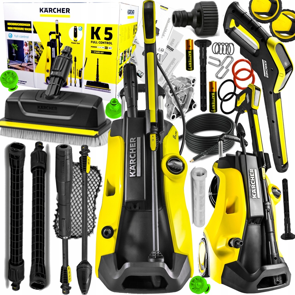 Myjka ciśnieniowa Karcher K5 145 bar 2100W + Płyn - 11928502368 - oficjalne archiwum Allegro