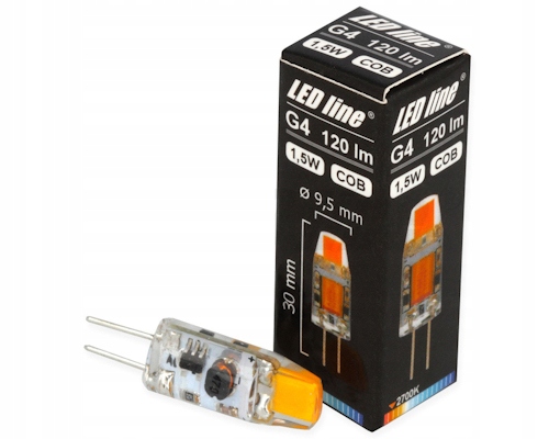 Żarówka G4 LED COB 1.5W 12V AC/DC Biała 2700K - 11260541991 - oficjalne ... Żarówka G4 LED COB 1.5W 12V AC/DC Biała 2700K - 11260541991 - oficjalne ...