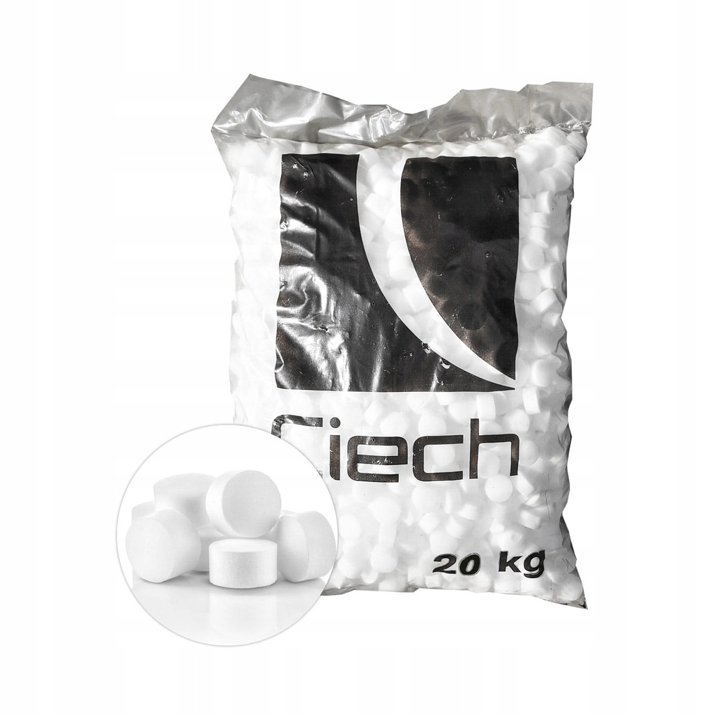 SÓL CIECH TABLETKI SOLNE ZMIĘKCZACZ WODY PL 20 KG - 12352809542 ...