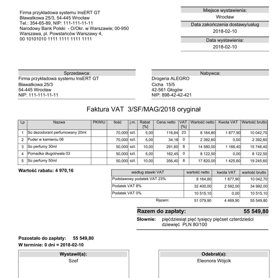 Subiekt GT wzorzec faktura z wartością rabatu - 7292816488 - oficjalne ... Subiekt GT wzorzec faktura z wartością rabatu - 7292816488 - oficjalne ...
