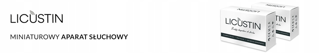 Aparat słuchowy LICUSTIN wzmocnij swój słuch - 11044366449 - oficjalne ...