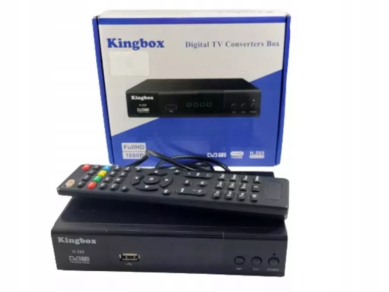 TUNER DEKODER DVB-T2 KINGBOX - 13694069937 - oficjalne archiwum Allegro