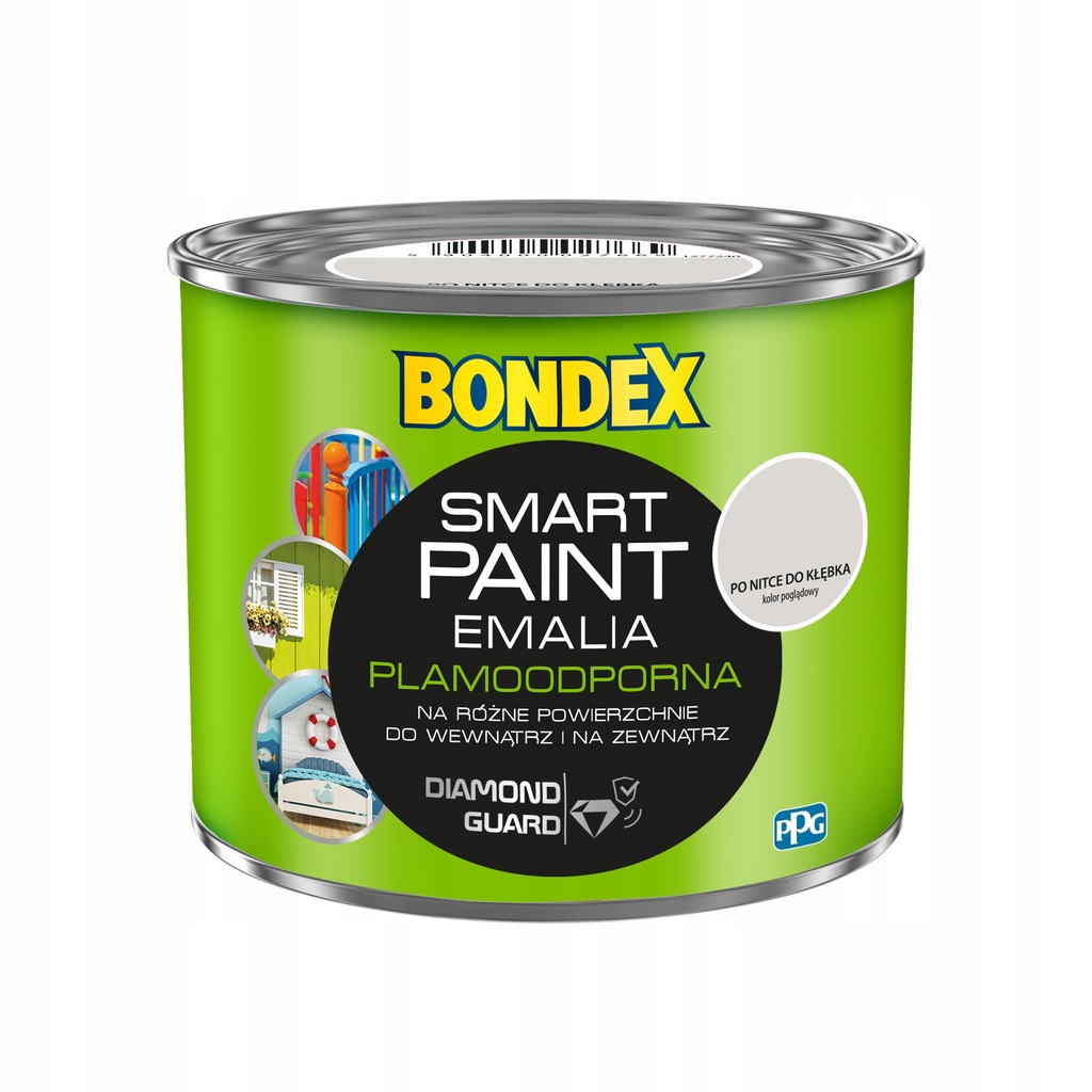BONDEX Emalia SMART PAINT po nitce do kłębka 0,5l - 9883965511 ...