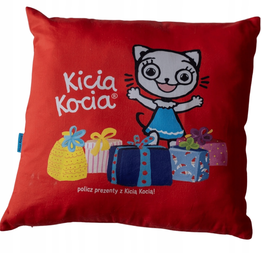Poduszka Kicia Kocia Święta 40x40 cm - 13029028159 - oficjalne archiwum Allegro