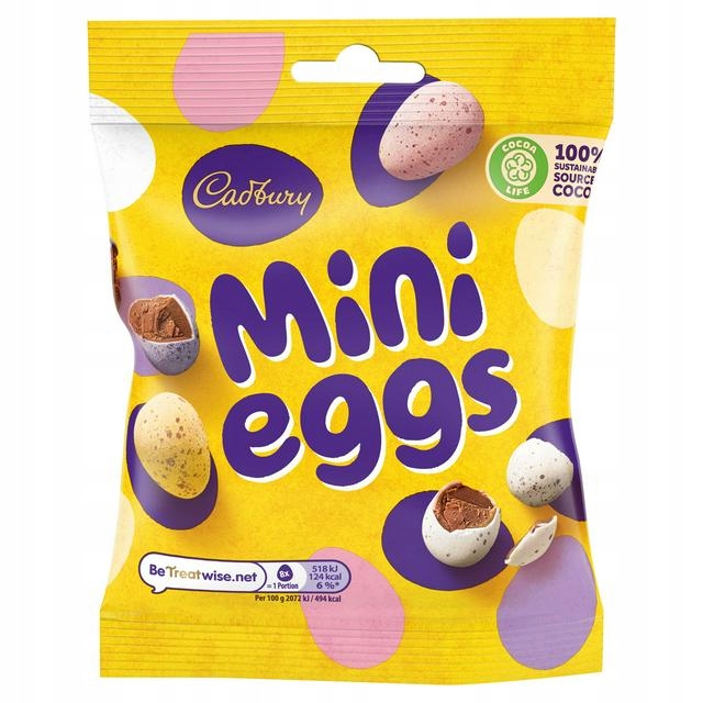Cadbury mini eggs jajeczka kolorowe 296g XXL UK - 12015467056 ...