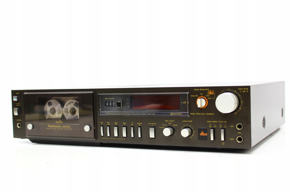 Magnetofon Technics RS-M270X TopLegenda Unikat dbx - 11187821301 - oficjalne archiwum Allegro