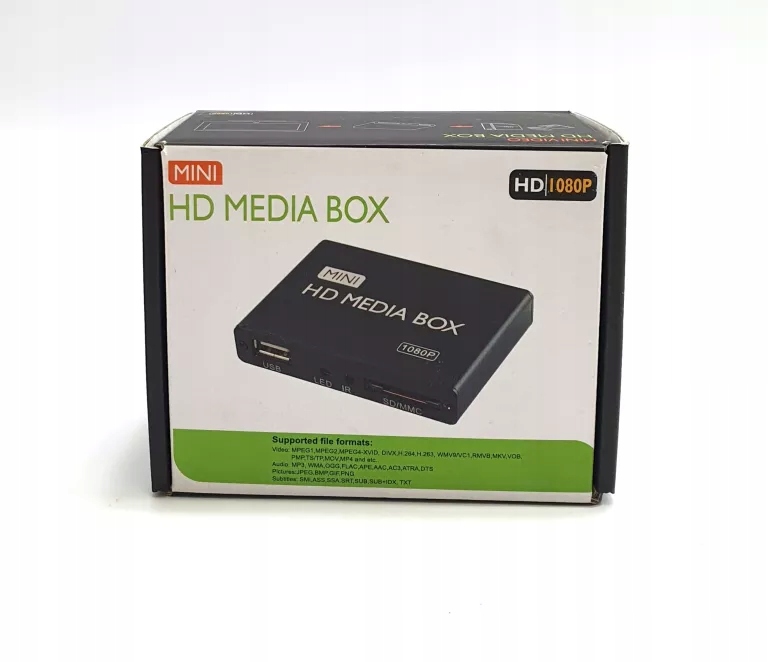 MINI HD MEDIA BOX 1080P - WIDEO/ AUDIO/ ZDJĘCIA - 14601383764 ...