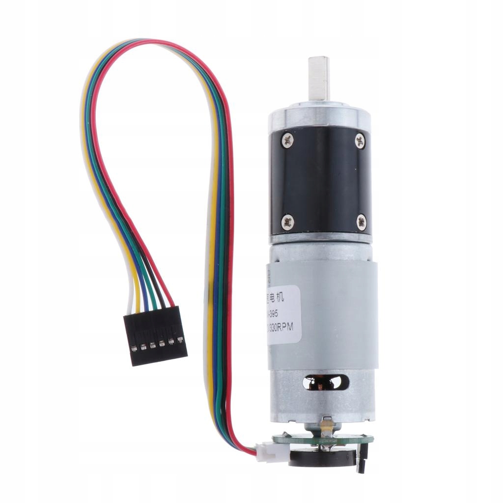 CM Gear Motor with Encoder DC 12V 330RPM for Robot RC Car Model DIY ...