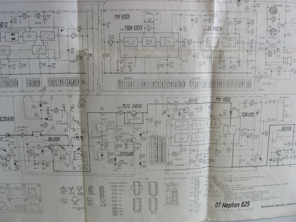 Telewizor NEPTUN 625 Instrukcja + Schemat - 10491545494 - oficjalne ...