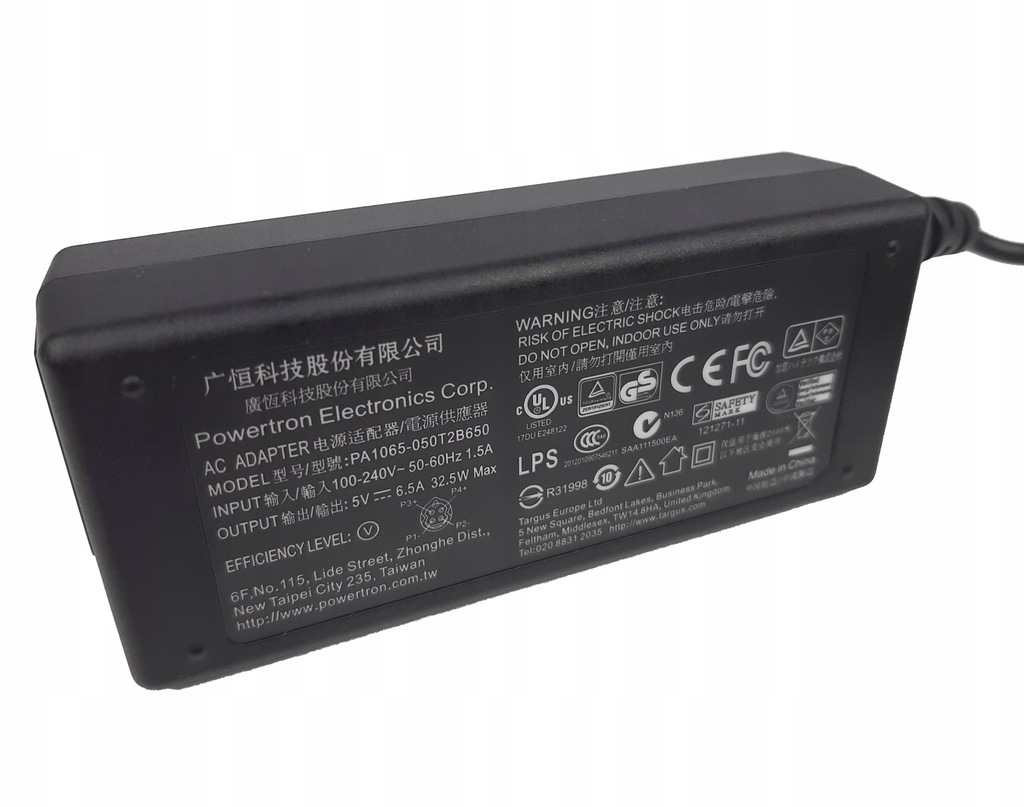 ZASILACZ 5V 6.5A 32.5W 4 PINY Powertron PA10650 - 10615969255 ...