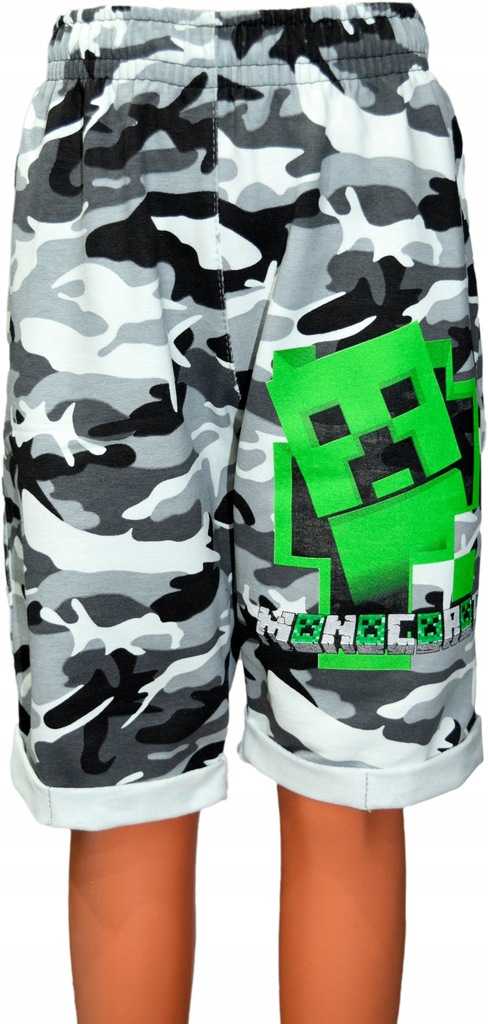Minecraft Cliper Creeper Spodenki Szorty 152 - 12193832926 - oficjalne ...
