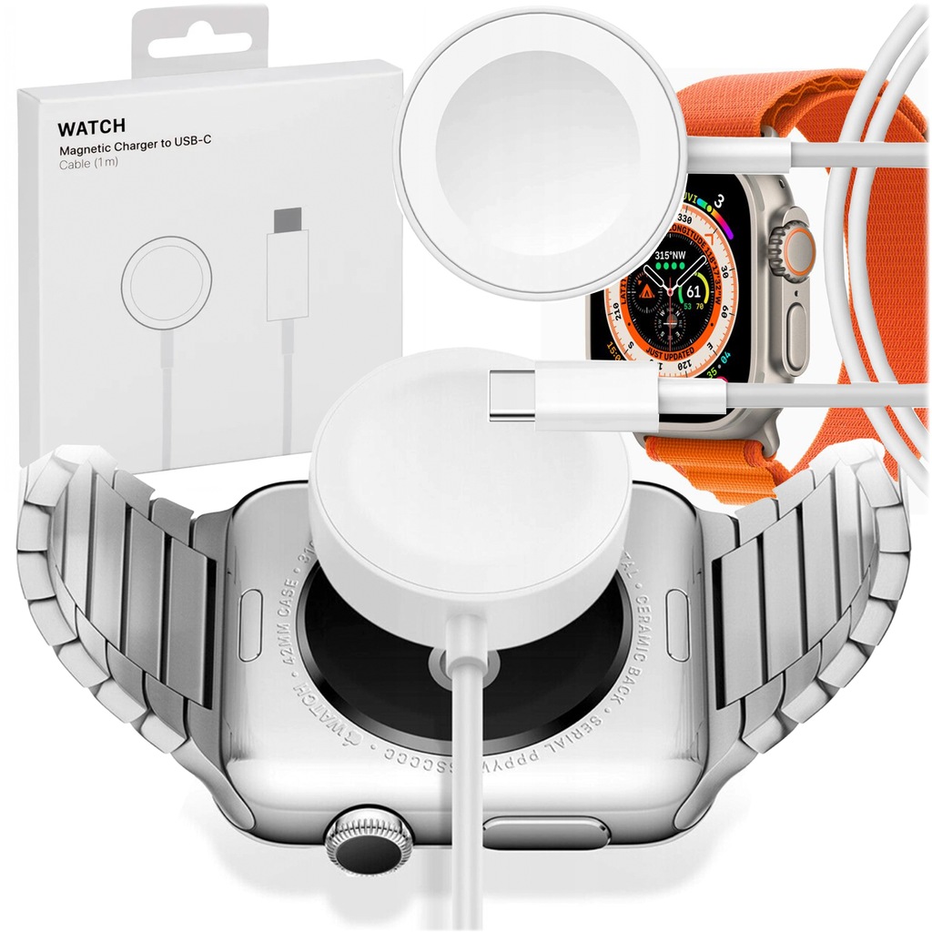 Ładowarka Indukcyjna Kabel do APPLE WATCH Magsafe - 14332800684 ...