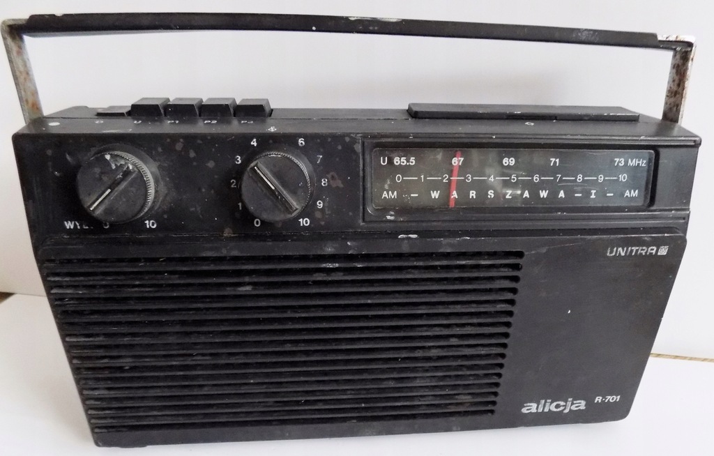 Radio tranzystorowe UNITRA alicja R-701 na części - 11562792577 ...