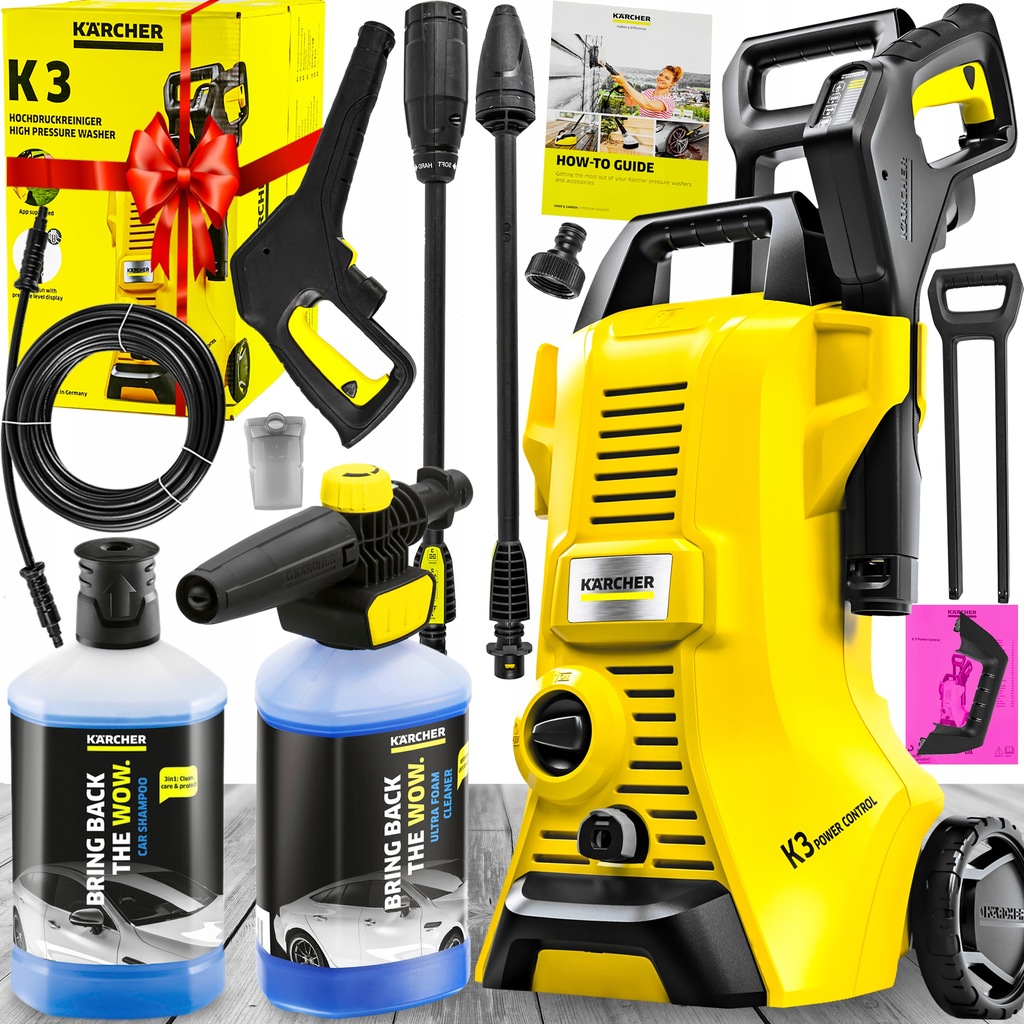 MYJKA CIŚNIENIOWA KARCHER K3 POWER MEGA ZESTAW XXL - 13040895070 - oficjalne archiwum Allegro