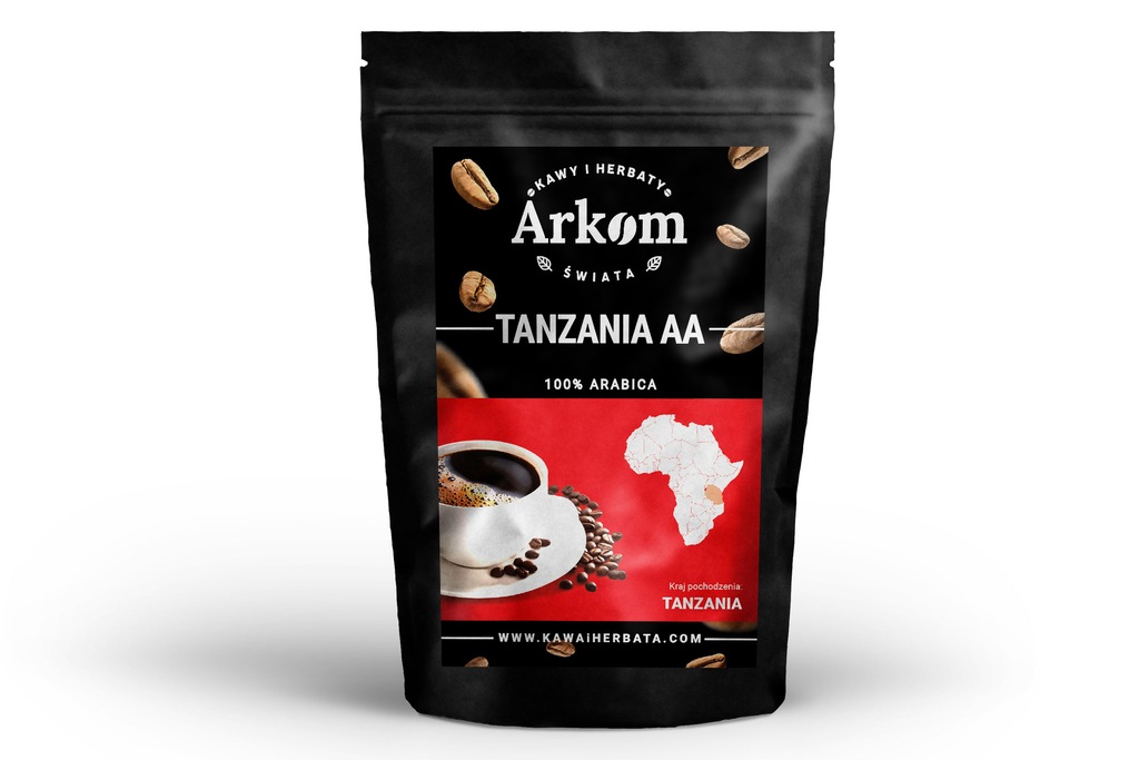 Kawa ziarnista Arabica Tanzania AA 200g - 7109146303 - oficjalne archiwum Allegro