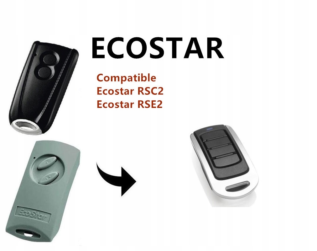 Pilot Hormann ECOSTAR RSC2 RSE2 RSC RSE - 11743997416 - oficjalne archiwum Allegro