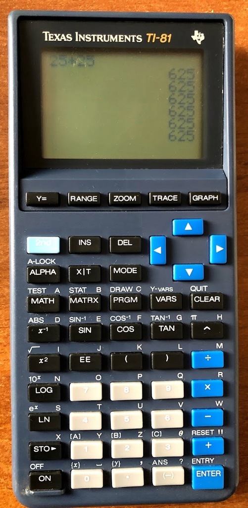 100% SPRAWNY - KALKULATOR TEXAS INSTRUMENTS TI-81 - 7797281933 ...