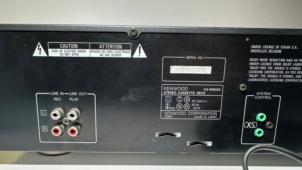 Odtwarzacz kasetowy Kenwood KX-W8020 - 12942348307 - oficjalne archiwum Allegro