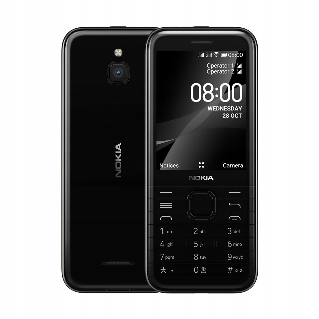 Купить Телефон Nokia 8000 4G LTE Dual SIM черный: отзывы, фото и ...