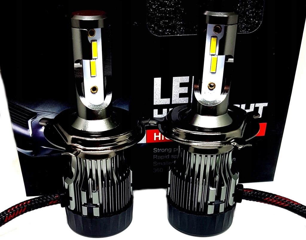 LED H4 20 000lm 12v-24v LG CANBUS Homologacja+cert - 7624880933 ...