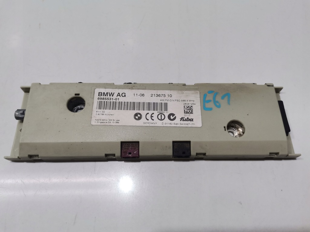 BMW E61 MODUŁ WZMACNIACZ ANTENY DIVERSITY 6985531 - 13442802188 ...