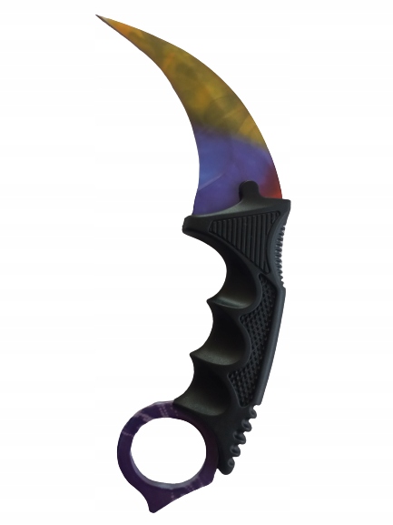 NÓŻ CS:GO KARAMBIT Marble Fade treningowy csgo - 12737612535 ...