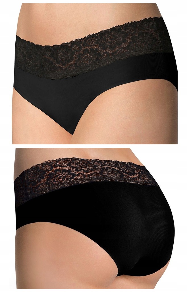 SEKSOWNE KORONKOWE DAMSKIE MAJTKI FIGI CZARNE JULIMEX HIPSTER SEXY - 15194896737 - oficjalne ...