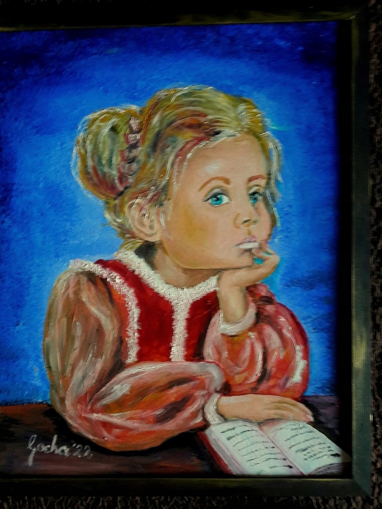 BAJKA O KOTKU, obraz olejny,Galeria Gochy - 12941226312 - oficjalne ...