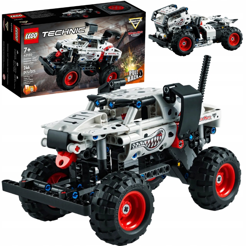 2w1 LEGO TECHNIC Zestaw KLOCKI KONSTRUKCYJNE Dla Dzieci MonsterTruck 244el. - 14655404681 ...