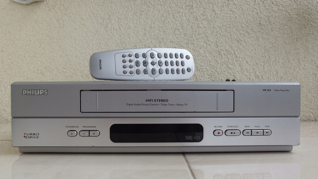 Magnetowid wideo PHILIPS VR-550 STEREO HI-FI - 8115865317 - oficjalne archiwum Allegro