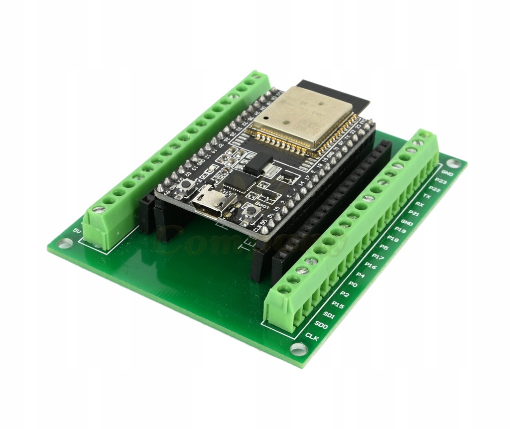 Adapter terminal shield ESP32 ARK złącza skręcane 38-pin 30-pin ...