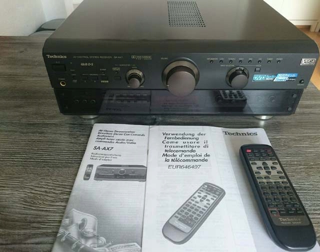 SA-AX7 Technics Amplituner AV Control Stereo 4 - 12324705527 - oficjalne archiwum Allegro