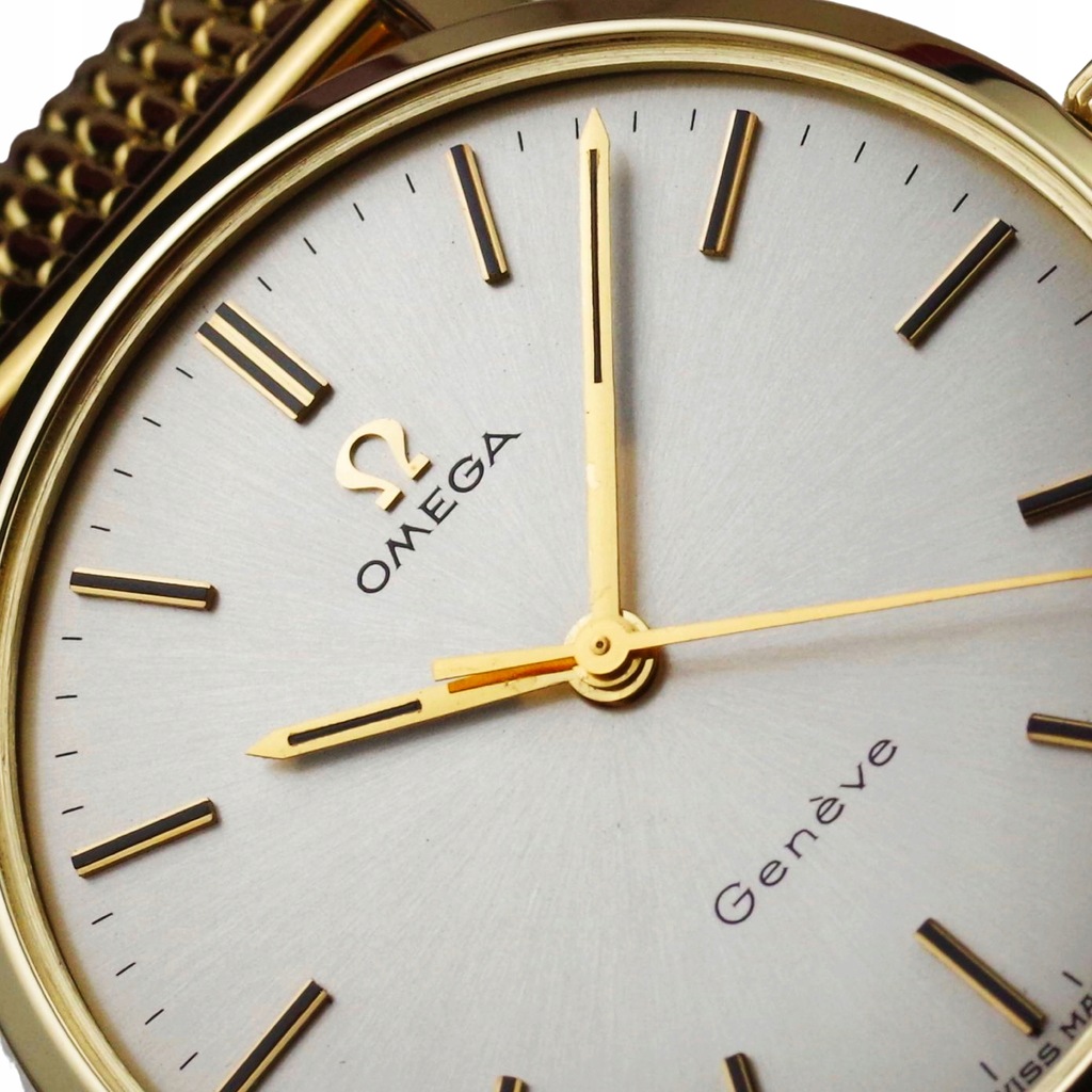 OMEGA zegarek męski vintage LITE złoto 14K / 585 kaliber 601 (1) 1970 ...