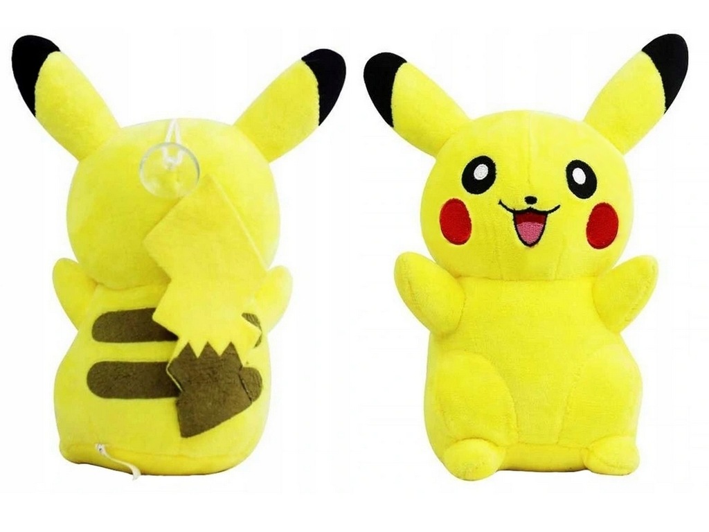MASKOTKA PLUSZAK POKEMON PIKACHU GO DUŻY 25 cm - 11709406585 ...