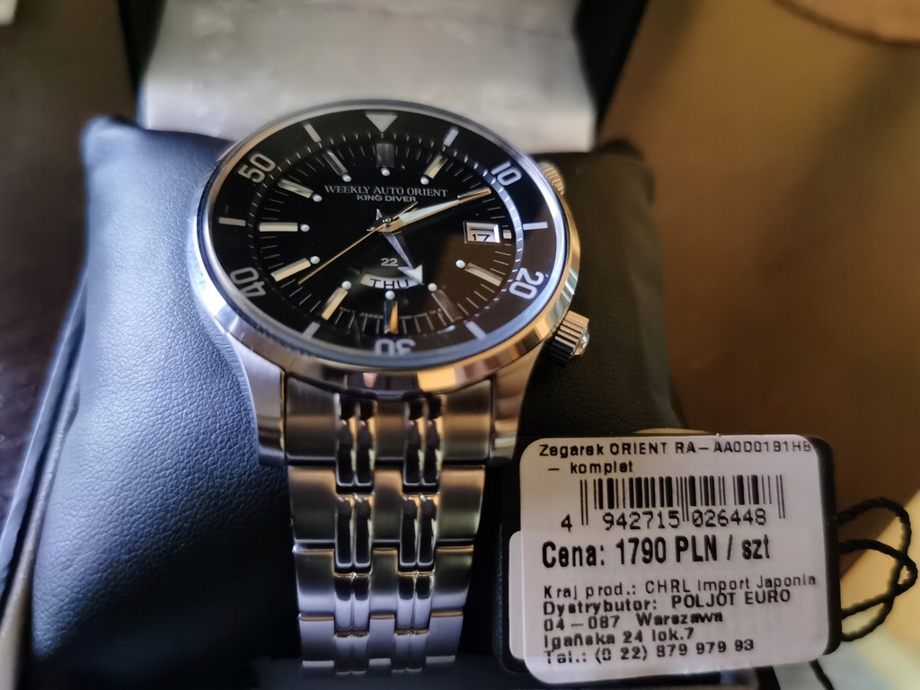 Zegarek Weekly Auto ORIENT KING DIVER 2021 OKAZJA! - 12802769953 ...