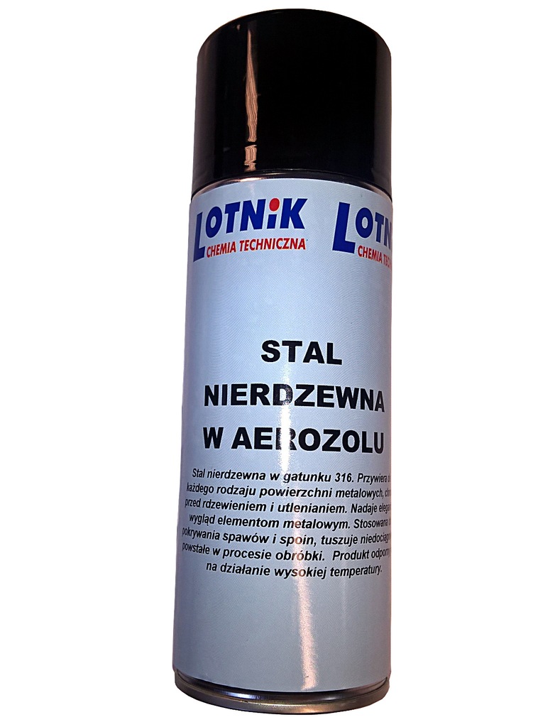 Stal nierdzewna w aerozolu gatunku 316L spray 0,4l - 6789002137 - oficjalne archiwum Allegro