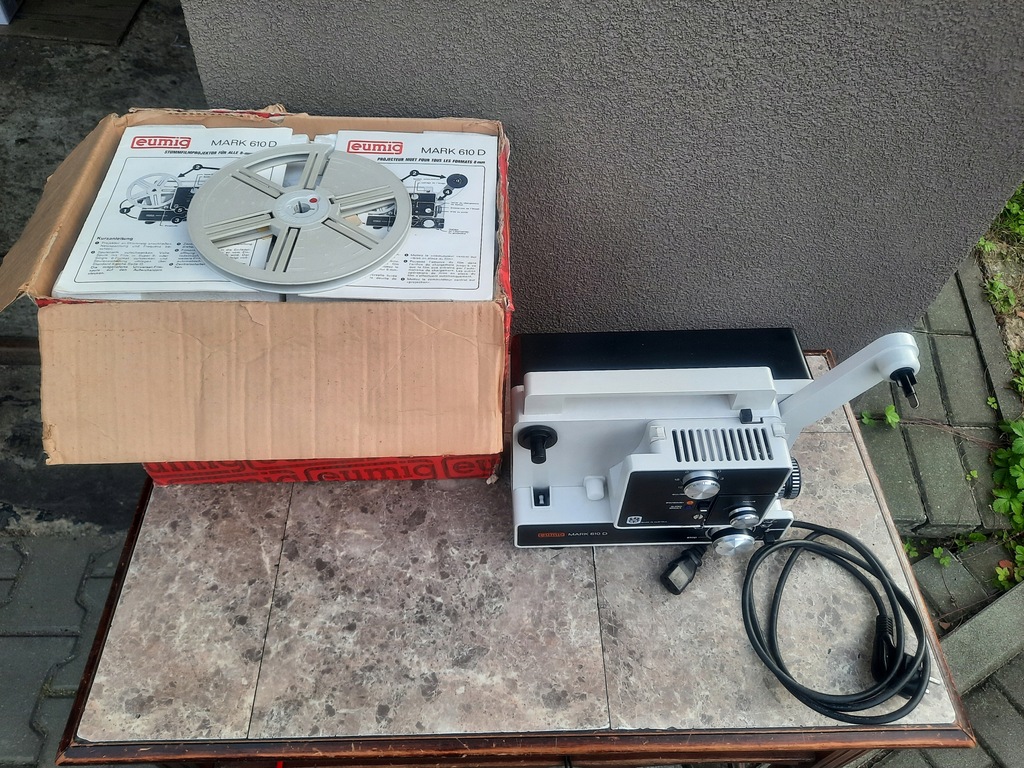 Stary projektor filmowy Eumig Mark 610D super 8mm - 13287328582 - oficjalne archiwum Allegro