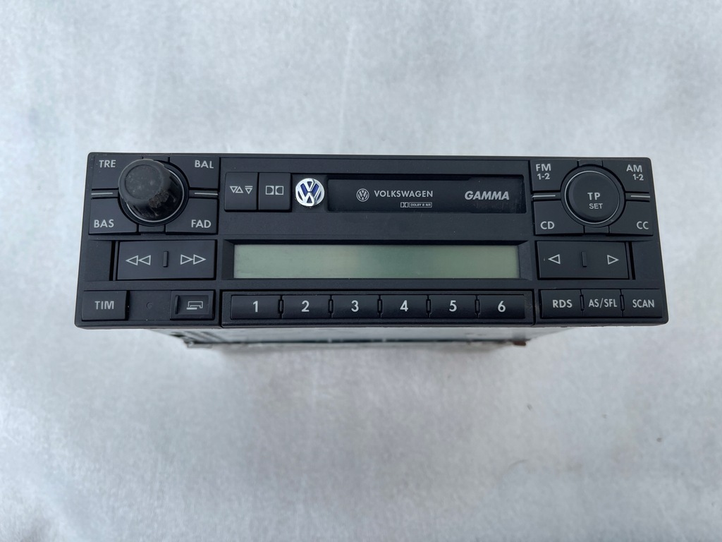 Radio kasetowe gamma audi vw golf 4 z kodem - 12835899798 - oficjalne ...