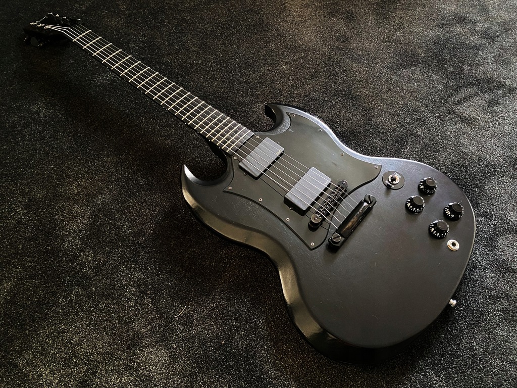 Gibson SG Gothic 2006 Morte Satin Ebony + CASE - 11502037596 ...